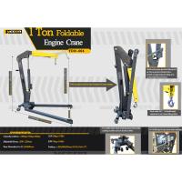China Foldable 1 Ton Capacity Engine Crane with Adjustable Boom for Garage and Shop Use for sale