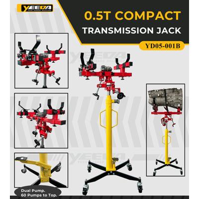 China 1.2T Twin Piston Hydraulic Transmission Jack with 60 Pump Strokes for Garage Lift for sale