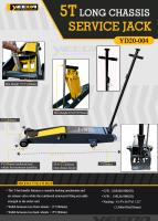China 5T Capacity Hydraulic Floor Jack with 55.91