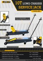 China 10T Capacity Long Chassis Service Jack with 61