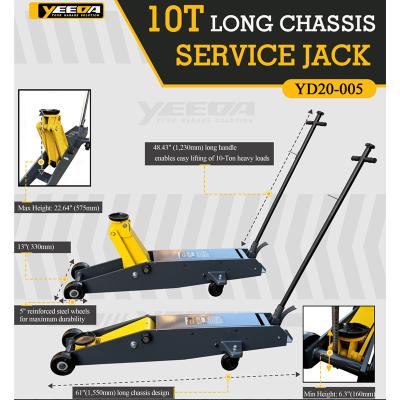 China 10T Capacity Long Chassis Service Jack with 61