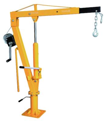 China 360 Degree Swivel Folding 900KGS Hydraulic Pickup Truck Crane for sale