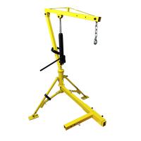 China 3 Boom 500Lbs Hitch Mounted Truck Crane Swivel Hoist for sale