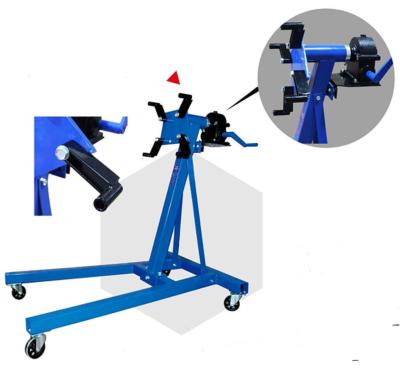 China 2000LB Powder Coating rotating engine and gearbox support stand for sale
