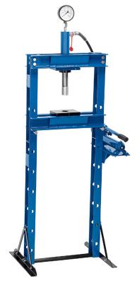 China Spring Return Adjustable 20 Ton Hydraulic Press With Gauge for sale