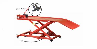 China 1000lbs Scissor CE 1 Cylinder Hydraulic Motorcycle Lift Bench for sale