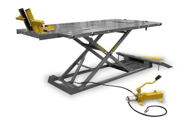China Scissor 1500lbs Electric Hydraulic Motorcycle Lift Table for sale