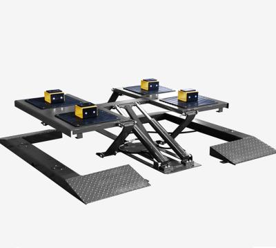 China Heavy Duty Pneumatic 10000 Lbs Motorcycle Lift Bench for sale