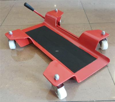 China Double Castors 300lbs Motorcycle Center Stand Dolly for sale