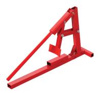 China Rugged Steel Portable Manual Tire Changer Auto Wheel Dollies for sale
