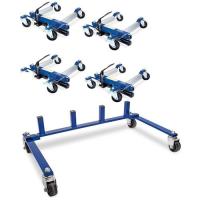 China Four Hydraulic 200 Lbs Vehicle Positioning Wheel Dolly for sale