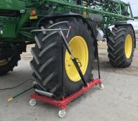 China Heavy Duty 3000LBS Rugged Hydraulic Wheel Dolly 4 Piece Set for sale