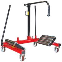 China Heavy Duty 3000LBS Rugged Hydraulic Wheel Dolly 4 Piece Set for sale