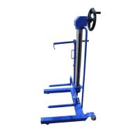 China Manual 165 Lbs Portable Wheel Lifter 1000mm Max Wheel Diameter Durable Auto Tire Tool for sale