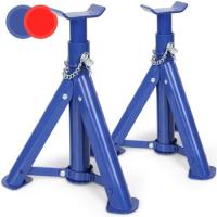 China Foldable 2 Pieces Each 2000kg Parking Hydraulic Jack Stands for sale