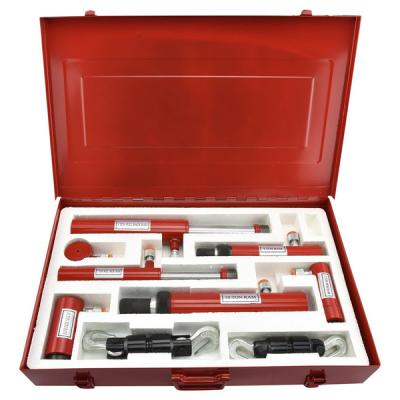 China Workshop 7pcs Push Pull Ram Kit 10T Hydraulic Lifting Jack for sale