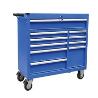 China 10 Drawers Mobile Workshop 42 Inch Tool Chests Cabinets for sale
