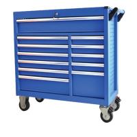 China Lockable Rolling Tool Cabinet 42inch 12 Drawer Tool Cabinet for sale