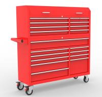 China 19 Drawers Mobile Workshop 56 Inch Tool Chests Cabinets for sale