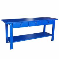 China 3 Lockable Drawers 1 Shelf 2000mm Heavy Duty Workbench for sale