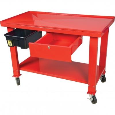 China Adjustable Tear Down 1016mm Mobile Heavy Duty Workbench for sale