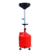 China 4 Casters 18 Gallon Adjustable Portable Oil Drain Tank for sale