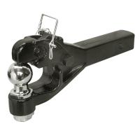 China Powder Coat 12000lbs Heavy Duty Pintle Hitch Receiver for sale