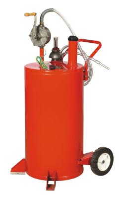 China Fuel Transfer Rolling 20 Gallon Portable Gas Caddy With Pump for sale