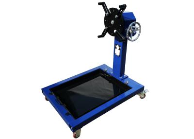 China 360 Swivel Blue Gearbox 300KG Engine Hoist And Stand for sale