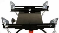 China 360 Swivel Wheels 0.5t Capacity Transmission Jack 2 Stage Car Position Jack for sale