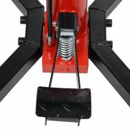 China 360 Swivel Wheels 0.5t Capacity Transmission Jack 2 Stage Car Position Jack for sale