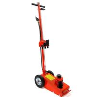 China Red Color 35Ton Air Hydraulic Floor Jack With Oil Paint for sale