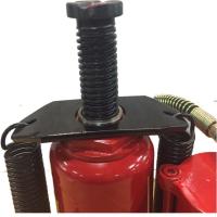 China 20 Ton Air Hydraulic Bottle Jack With Safety Overload Valve for sale
