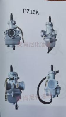 China PZ16K Carburetor for 50cc 70cc 4-Stroke ATV Dirt Bike Pit Bike Go Kart Engines for sale