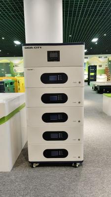 China Stackable 5 Layers 25KWH LFP Energy Storage Battery LiFePO4 Battery for Home Solar Backup Power for sale