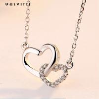China Women's Jewelry Classic 925 Sterling Silver Necklace Heart Necklace OEM for sale