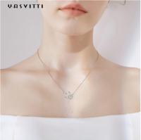 China Women's Jewelry Classic 925 Sterling Silver Necklace Heart Necklace OEM for sale