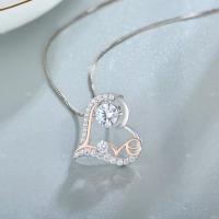 China YASVITTI I Love You Heart Pendant Necklaces Birthday Valentine's Day Mother's Day Christmas Mom Gifts Jewelry for Women for sale