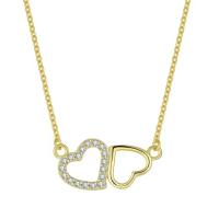 China YASVITTI Valentine's Day Gift Luxury Necklace 925 Sterling Silver Fashion Classic Women Heart Necklace Jewelry for sale