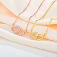 China YASVITTI Valentine's Day Gift Luxury Necklace 925 Sterling Silver Fashion Classic Women Heart Necklace Jewelry for sale