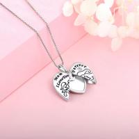 China YASVITTI 925 Sterling Silver Mom I Love You Forever Heart Locket Pendant Necklace for Women for sale