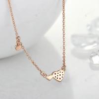 China YASVITTI Valentine's Day Jewellery Gift 925 Sterling Silver Necklace Gemstone Diamond Rose Gold Plated Heart Necklace for sale