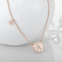 China YASVITTI 925 Sterling Silver Necklace Women Star Charms Dainty Jewelry Flower Shape 14K Rose Gold Plated Heart Necklace for sale