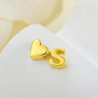 China YASVITTI Personalized Initial Jewelry Golden Love Letter S Pendant 925 Sterling Silver Heart  Initial Pendant For Women for sale