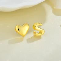 China YASVITTI Personalized Initial Jewelry Golden Love Letter S Pendant 925 Sterling Silver Heart  Initial Pendant For Women for sale