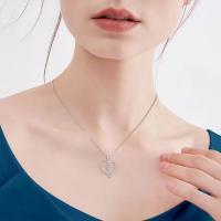 China YASVITTI Heart Cat Necklace 925 Sterling Silver Cubic Zirconia Platinum Plated Cat Necklace Jewelry Wholesale Factory for sale