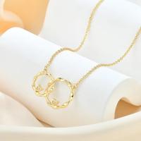 China YASVITTI 14K Yellow Gold Plated Interlocking Circle Heart Cubic Zirconia Pendant Necklace 925 Sterling Silver Jewelry for sale