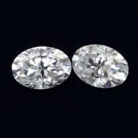 China DEF Color Moissanite VVS Pass Diamond Tester Loose Oval Moissanite Stones for sale