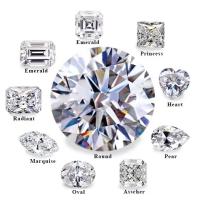 China DEF Color Moissanite VVS Pass Diamond Tester Loose Oval Moissanite Stones for sale