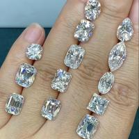 China Lab Grown Loose Moissanite Diamond VVS Certificate 7-Carat Bright Custom Synthetic Gems for sale